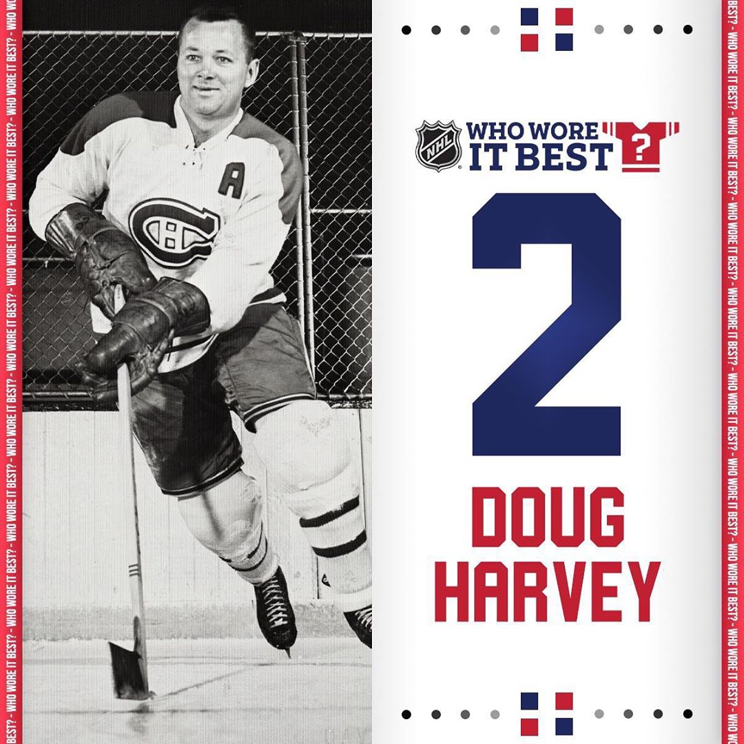 LNH: Doug Harvey, sextuple champion de la Coupe Stanley, est le ...