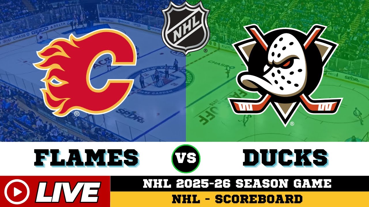 🔴EN DIRECT : Ducks d'Anaheim contre Flames de Calgary | LNH 2026 ...